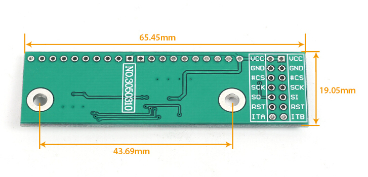 SPI Interface Converter PinBoard 16Bit I/O Extension Board Module MCP23S17-E/SS for Arduino